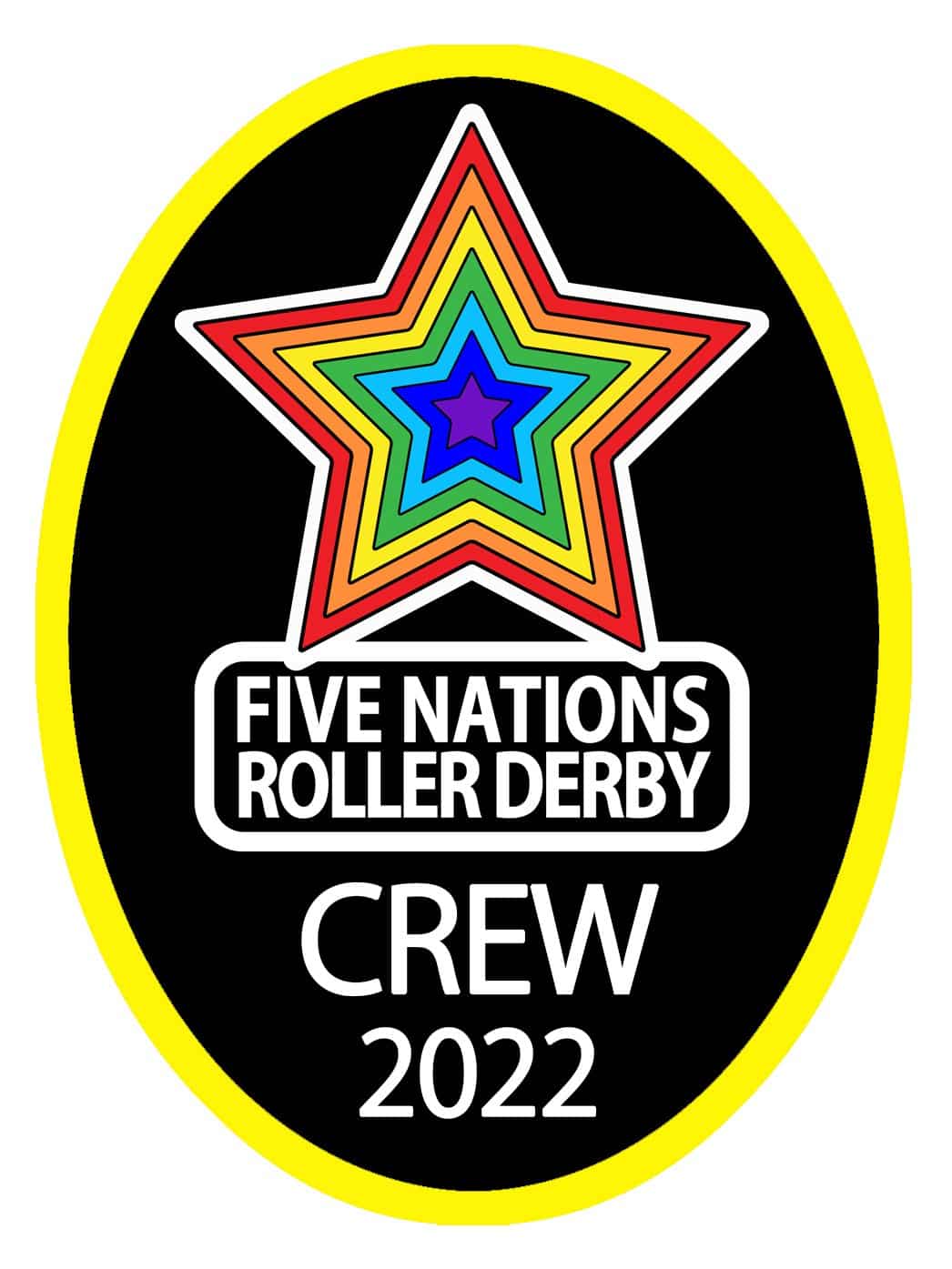 2022 Crew Patch – Five Nations Roller Derby