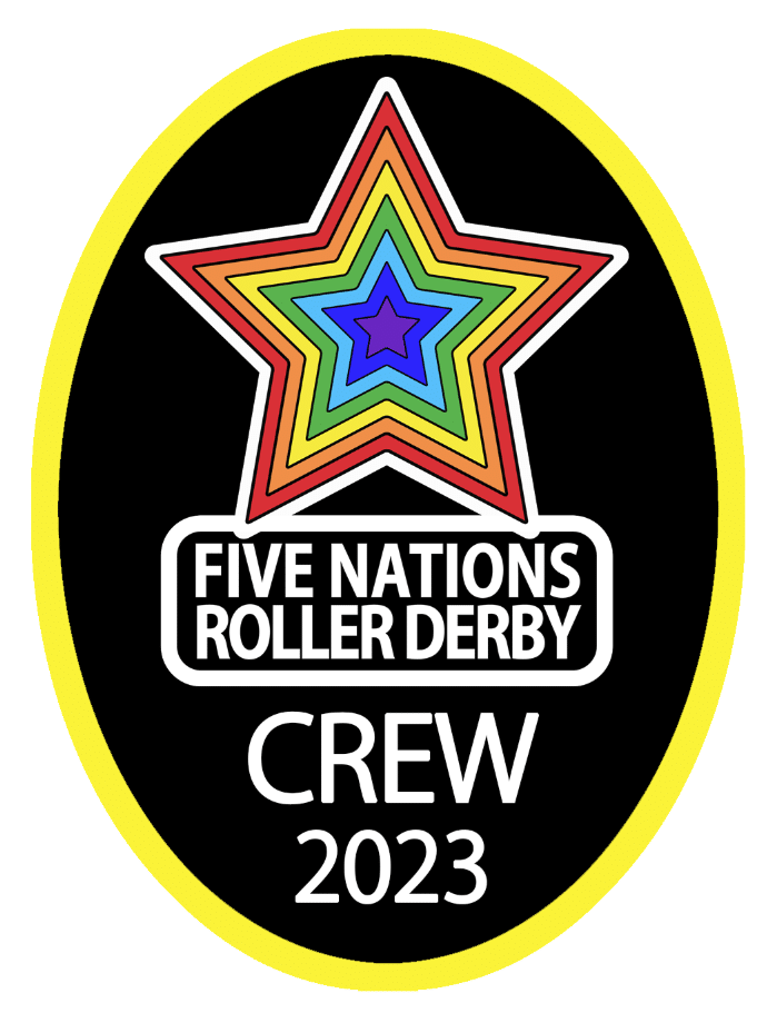 2023 Crew Patch – Five Nations Roller Derby
