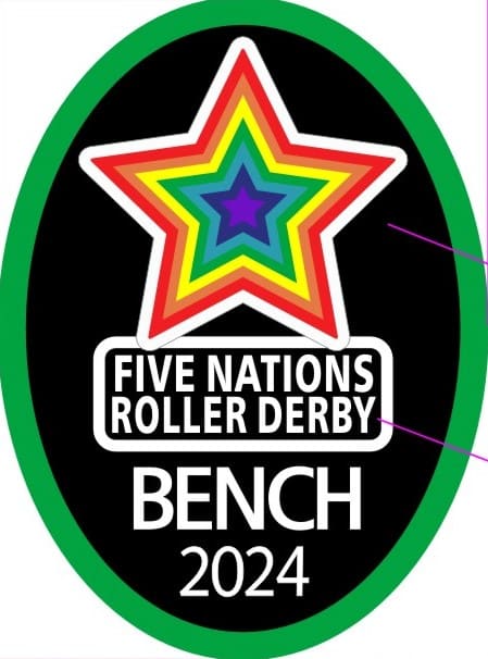 2024 Bench Patch – Five Nations Roller Derby