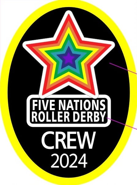 2024 Crew Patch – Five Nations Roller Derby