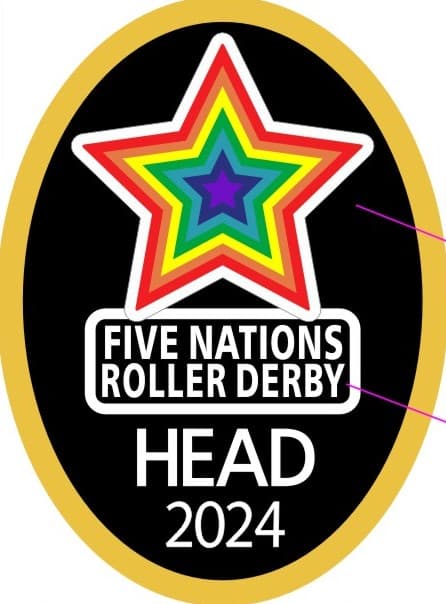 2024 Heads Patch – Five Nations Roller Derby