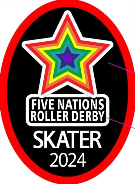 2024 Skater Patch – Five Nations Roller Derby