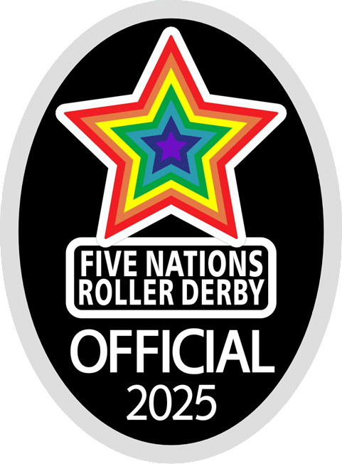 2025 Official Patch – Five Nations Roller Derby
