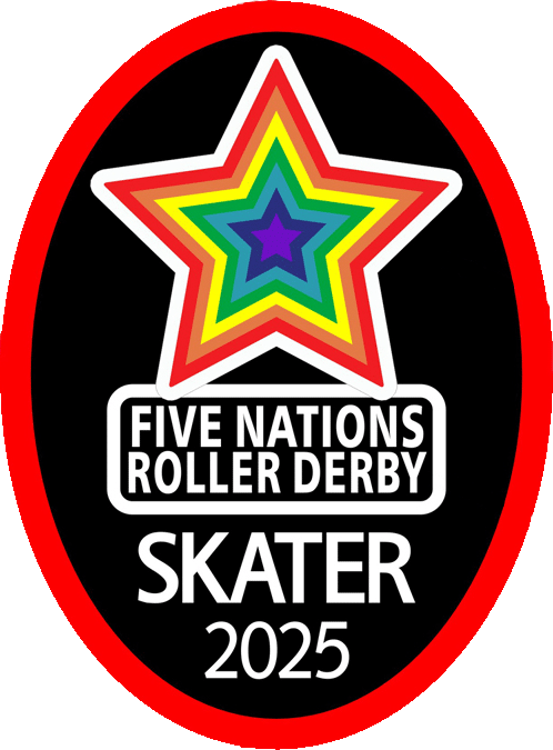 2025 Skater Patch – Five Nations Roller Derby